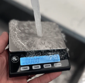 Waterproof Shot Scales for coffee extraction